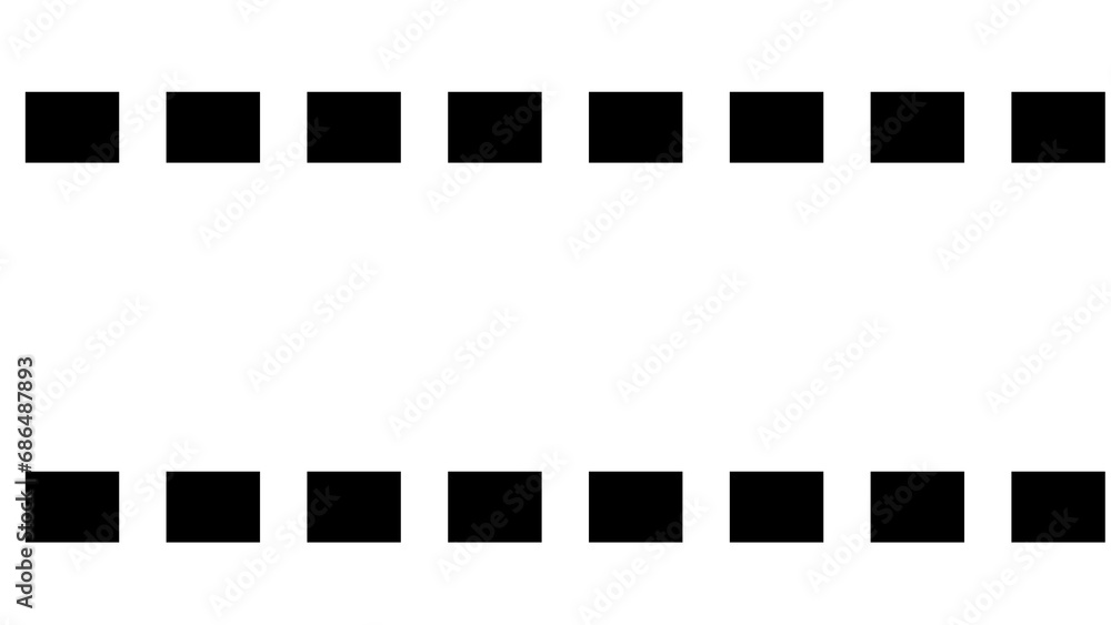 Film reel show reel-moving animation on a simple background. Movie reel ...