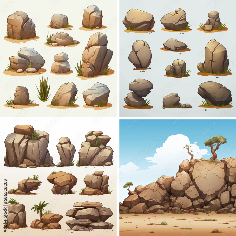 picture clip desert ground earth game graphic image scene pile drawing ...
