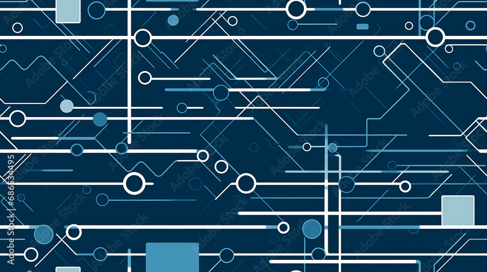 Seamless pattern illustration background inspired by architectural ...