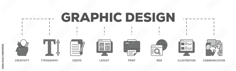 Graphic design infographic icon flow process which consists of ...