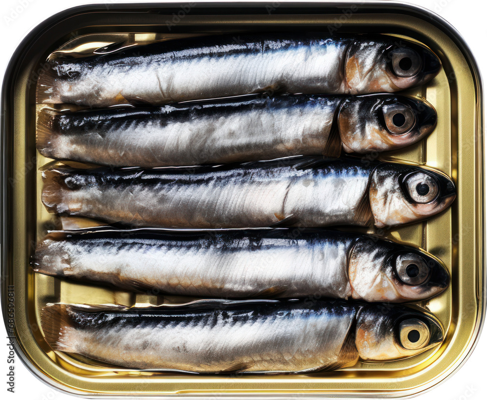 Sardines transparent background PNG clipart Stock Photo | Adobe Stock