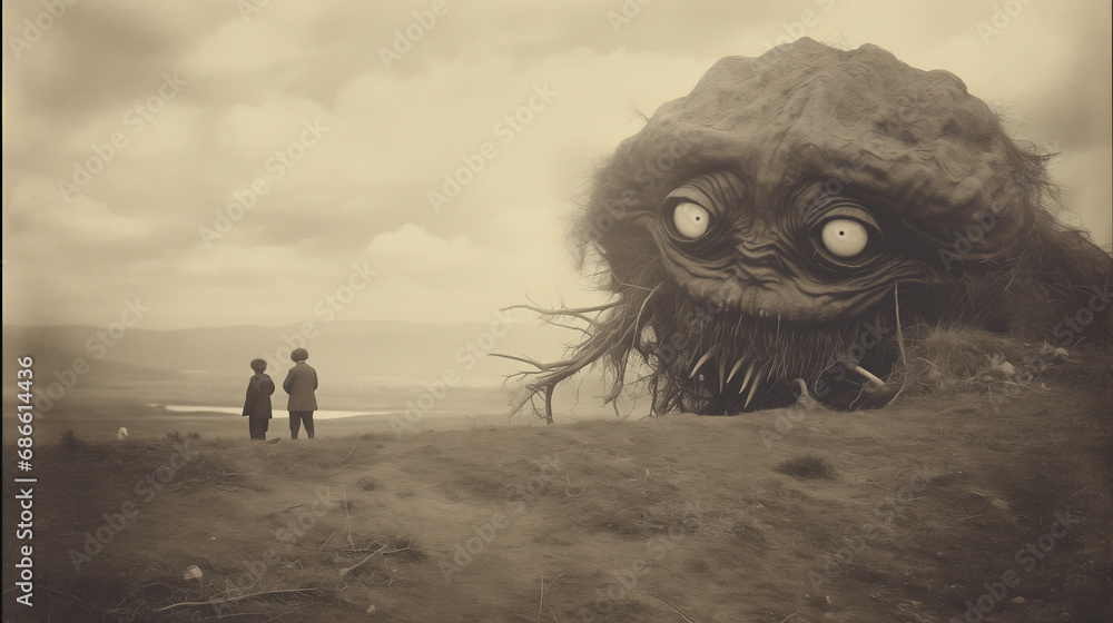 Victorian Monster Sighting: Eerie, AI-Generated Paranormal Encounter ...