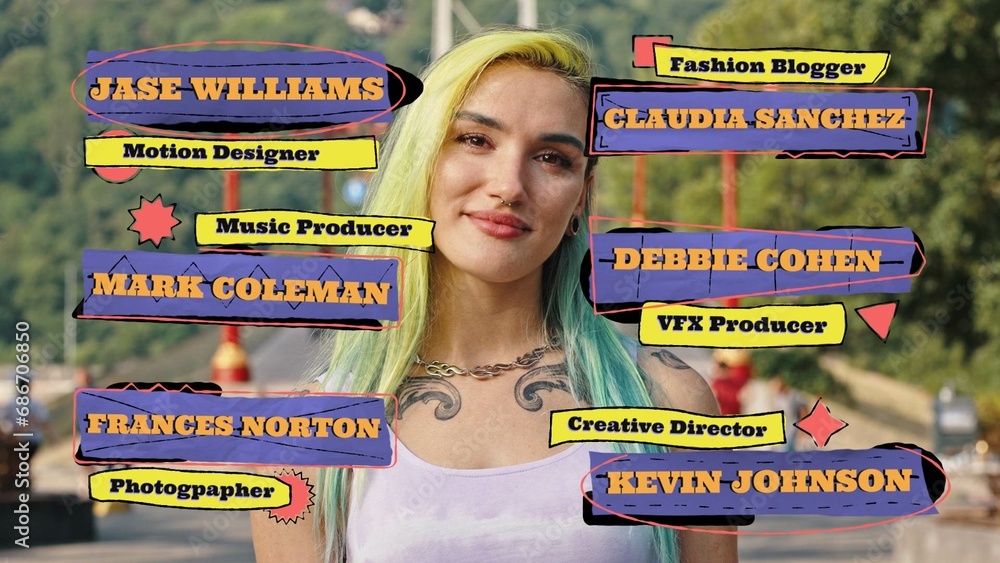 Fancy Lower Thirds Stock Template | Adobe Stock