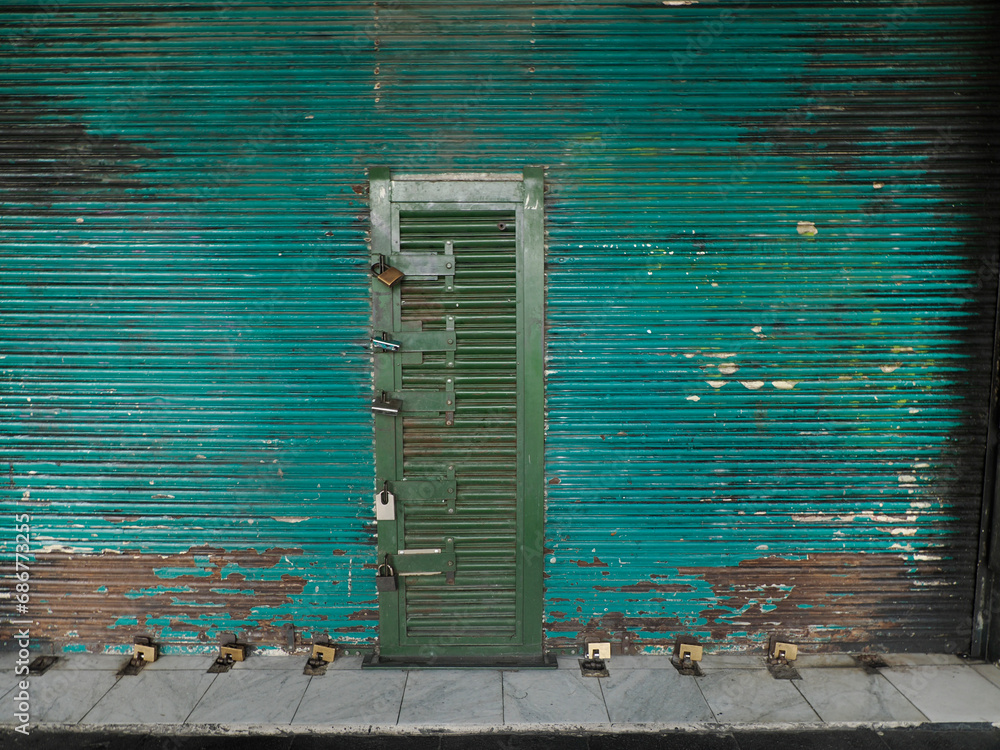 Old shop door in Zocalo ciudad de mexico, mexico city Stock Photo ...