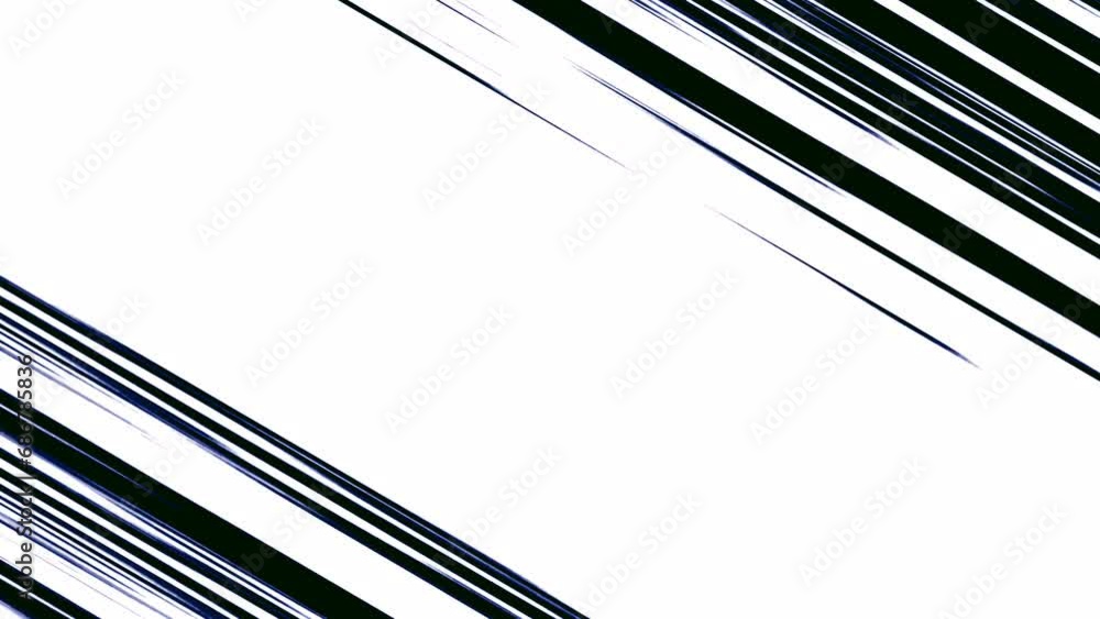 Slanted black cartoon Speed Line. manga speed lines white background ...