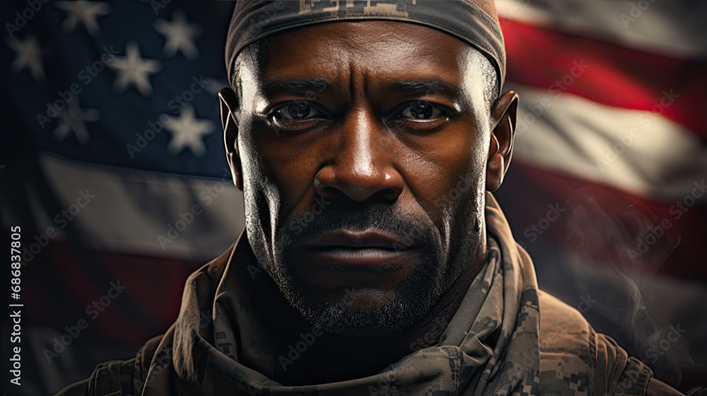 On National Memorial Day, powerful symbol emerges - portrait of mature ...