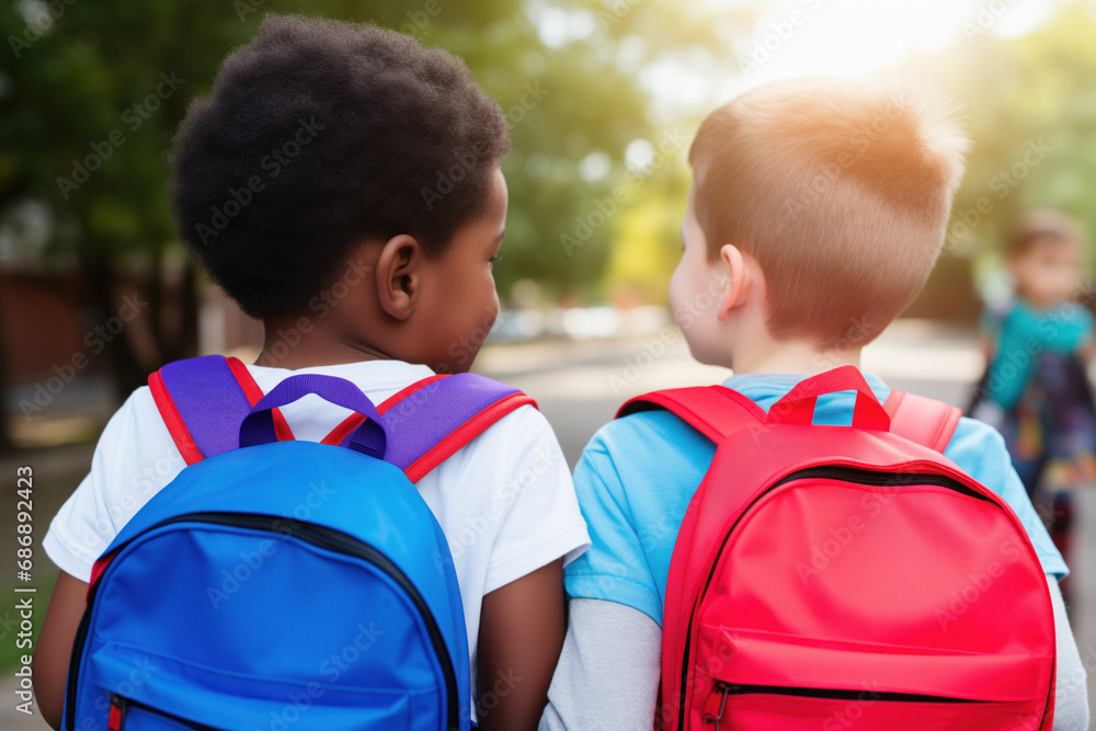 Fotografia do Stock: Friendship Without Barriers: Children with Their ...