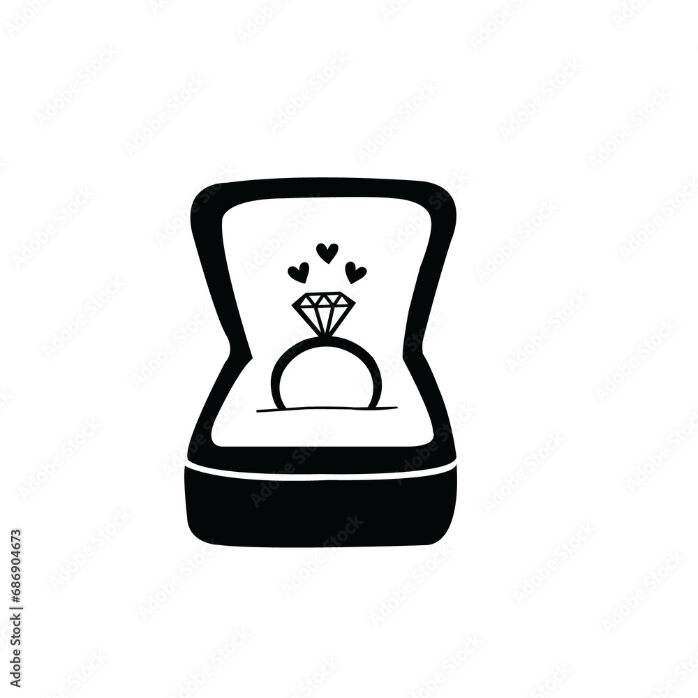 Marriage Rings Svg png , Ring Svg, Wedding Svg, Clipart, Silhouette ...
