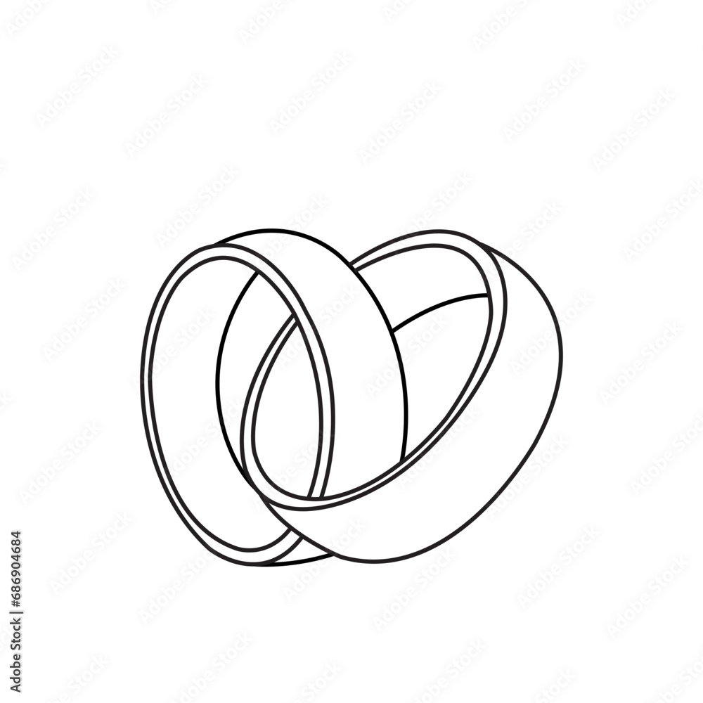 Marriage Rings Svg png , Ring Svg, Wedding Svg, Clipart, Silhouette ...