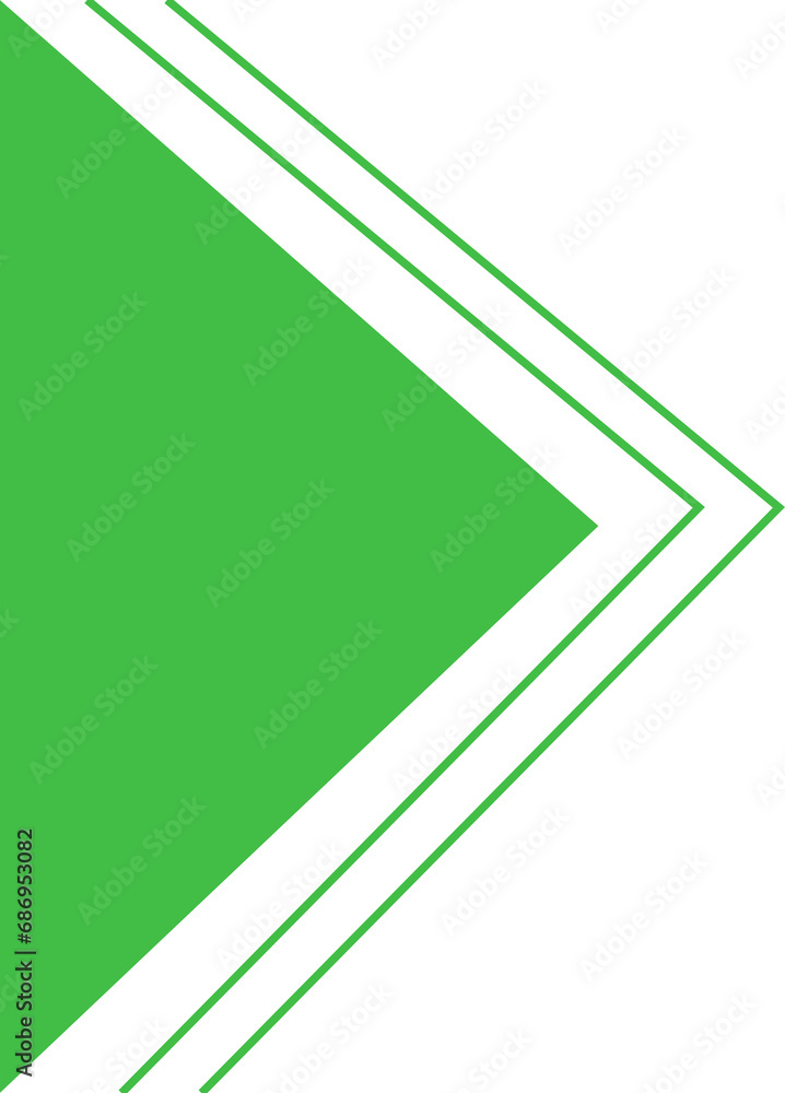 Digital png illustration of green abstract shape on transparent ...