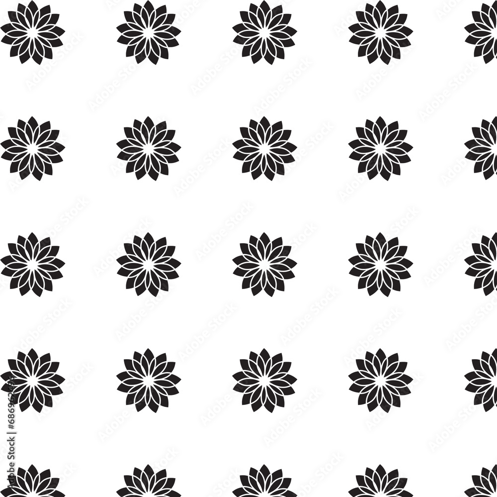 Digital png illustration of rows of black flowers on transparent ...