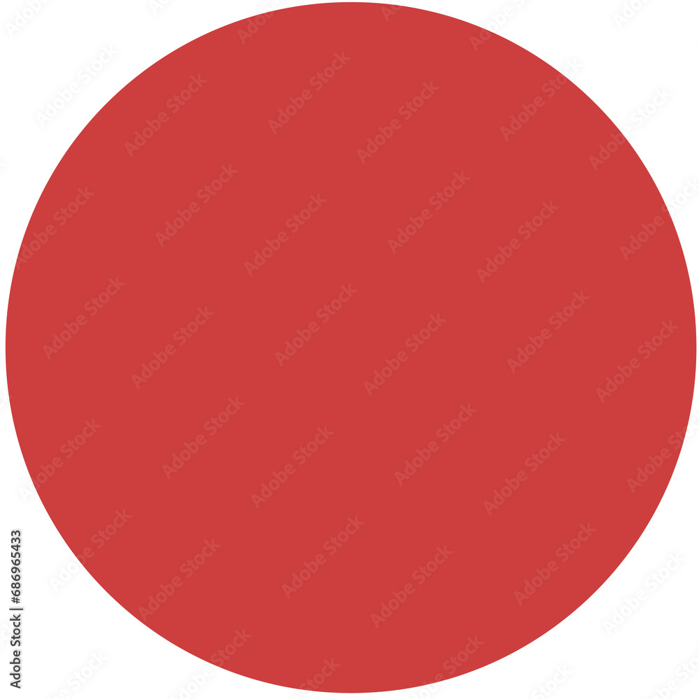 Digital png illustration of red circle on transparent background Stock ...