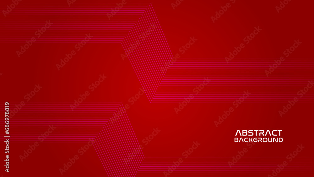 Modern red abstract background. Red fluid vector banner template for ...