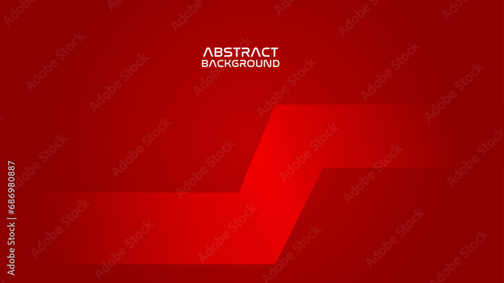 Red abstract background template, geometric background, red cover ...