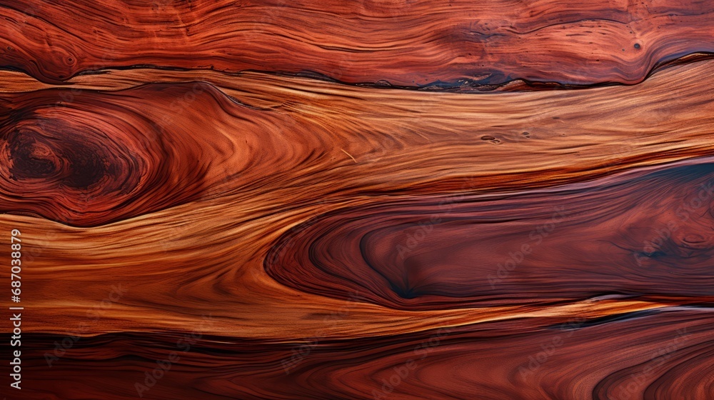 Acacia koa wood with prominent patterns Stock Illustration | Adobe Stock