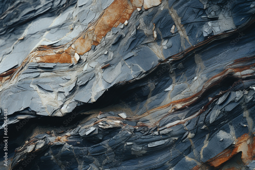 An up-close exploration of a weathered stone surface, revealing the ...