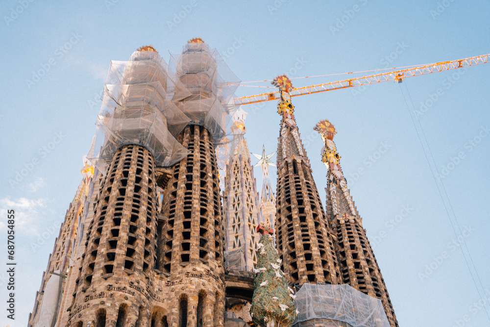 Cathedral of La Sagrada Familia. It is designed by architect Antonio ...
