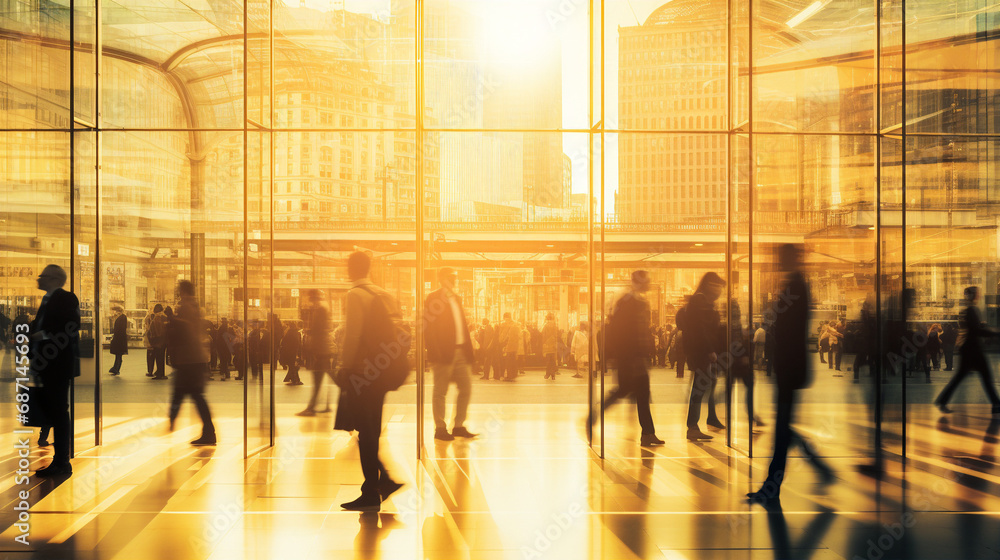 reflection Transportation Hub Architecture Photography of Street Life ...