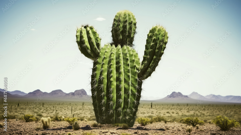 Cactus in the form of a human body. Anthropomorphic cactus with arms ...