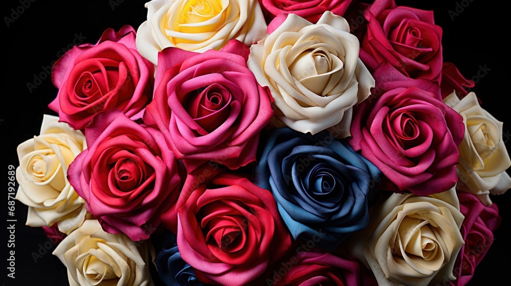 Roses Bouquet, Background Image, Desktop Wallpaper Backgrounds, HD ...