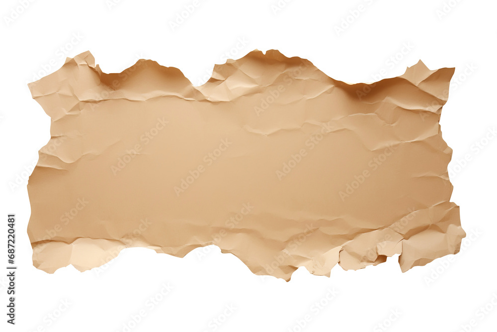 old paper half Torn isolated on transparent background Remove png ...