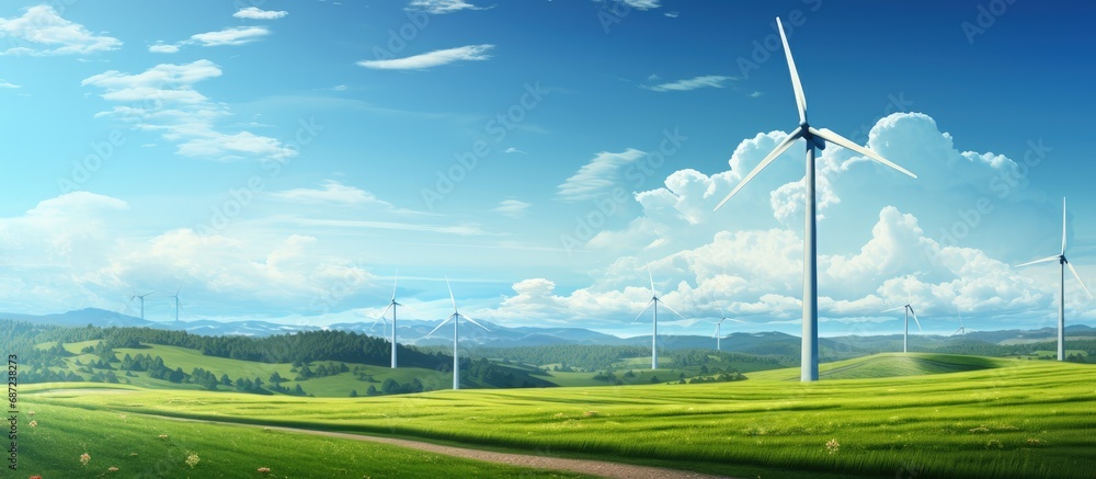 Wind power relies on air flow moving through turbines to generate ...