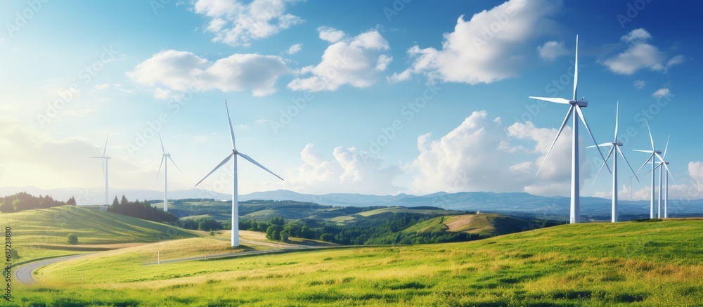 Wind power relies on air flow moving through turbines to generate ...