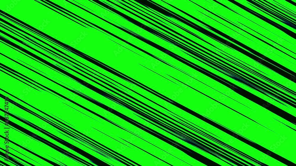 Dynamic speed lines: anime-style speed effect with Japanese cartoon ...