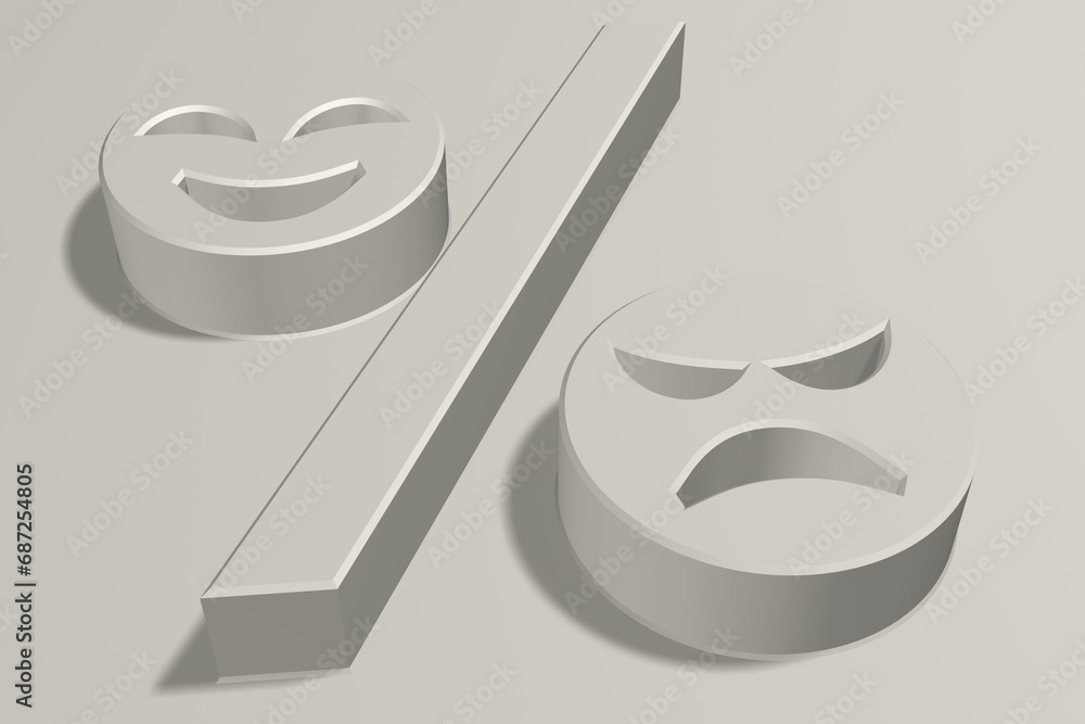 The percentage sign. The images of the percentage sign with emoticons ...