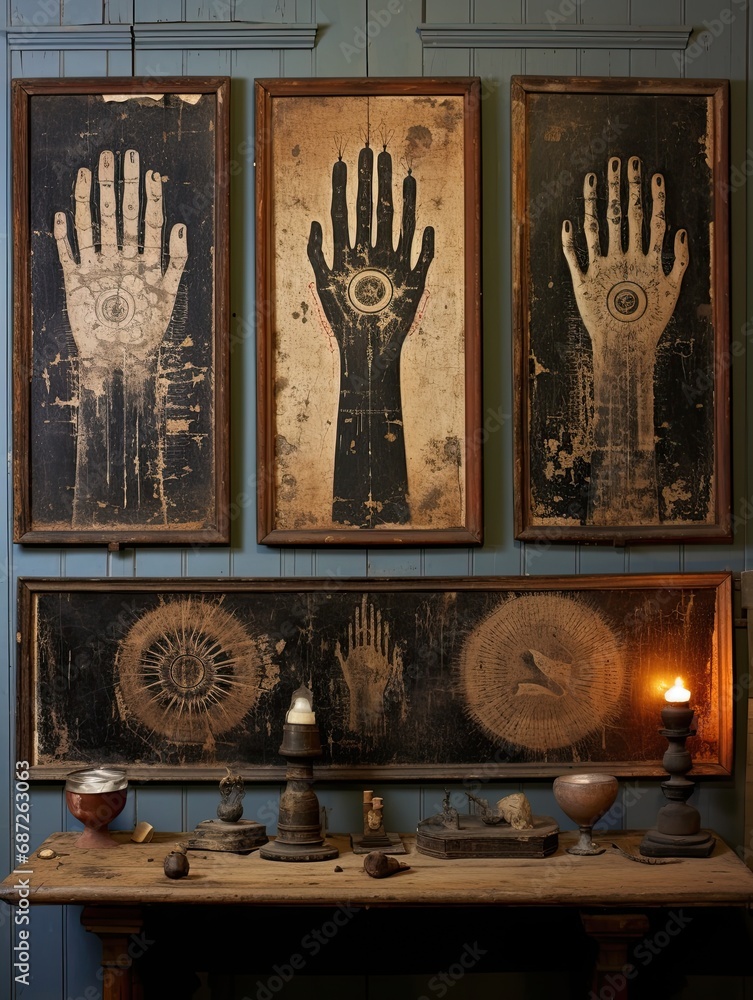 Antique and Modern Palmistry and Astrology Charts: Esoteric and Thought ...