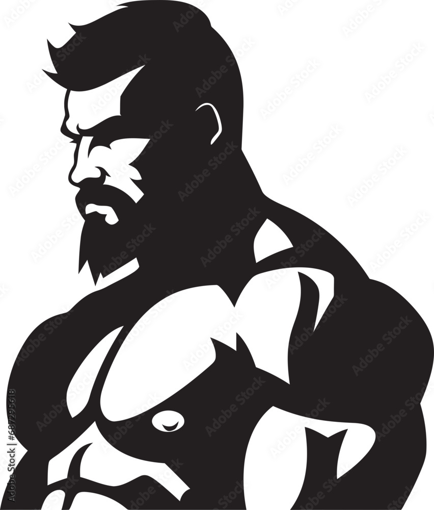 Beneath the Surface The Bodybuilders SilhouetteThe Shadows of ...