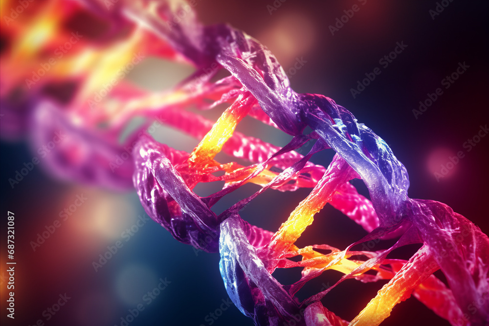 DNA Molecule under Microscope for In-depth Structural and Sequence ...