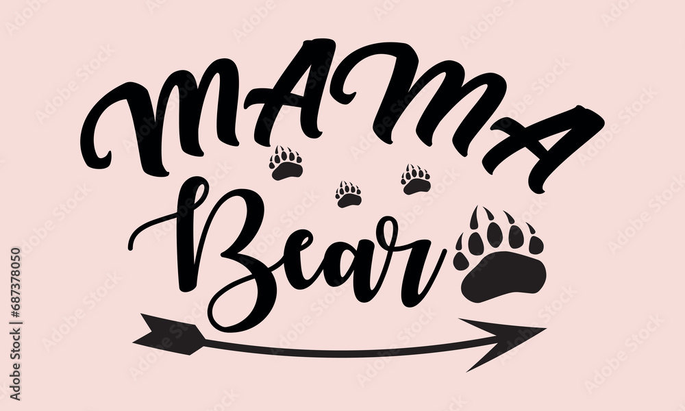 Mama Bear Vector and Clip Art Stock Vector | Adobe Stock
