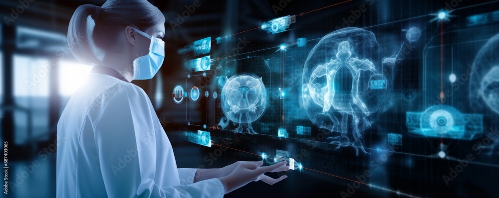 Medical technology, AI, Innovation and healthcare digital, Surgeon ...