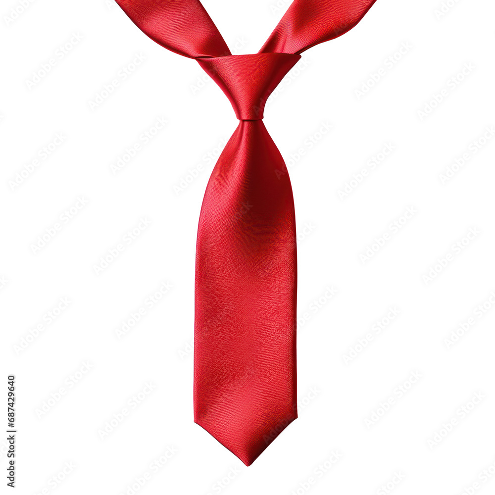 Red tie isolated on transparent background,transparency Stock ...