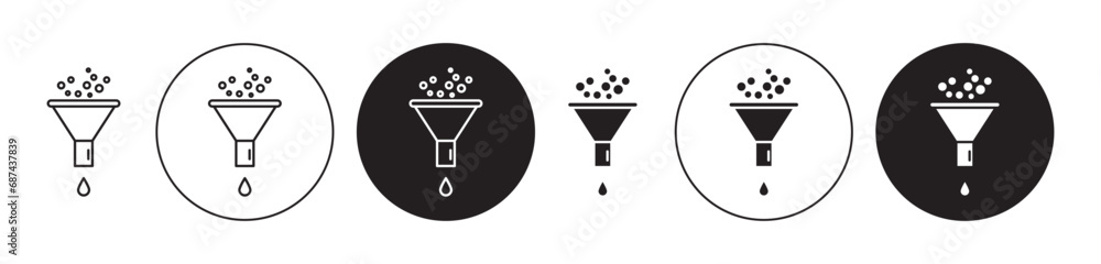 Extraction vector illustration set. Extraction sale conversion funnel ...
