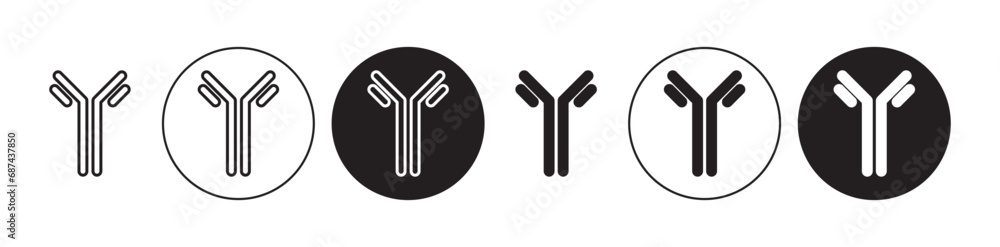 Antibody vector illustration set. Antibody immunoglobulin immunotherapy ... Antibody vector illustration set. Antibody immunoglobulin immunotherapy ...
