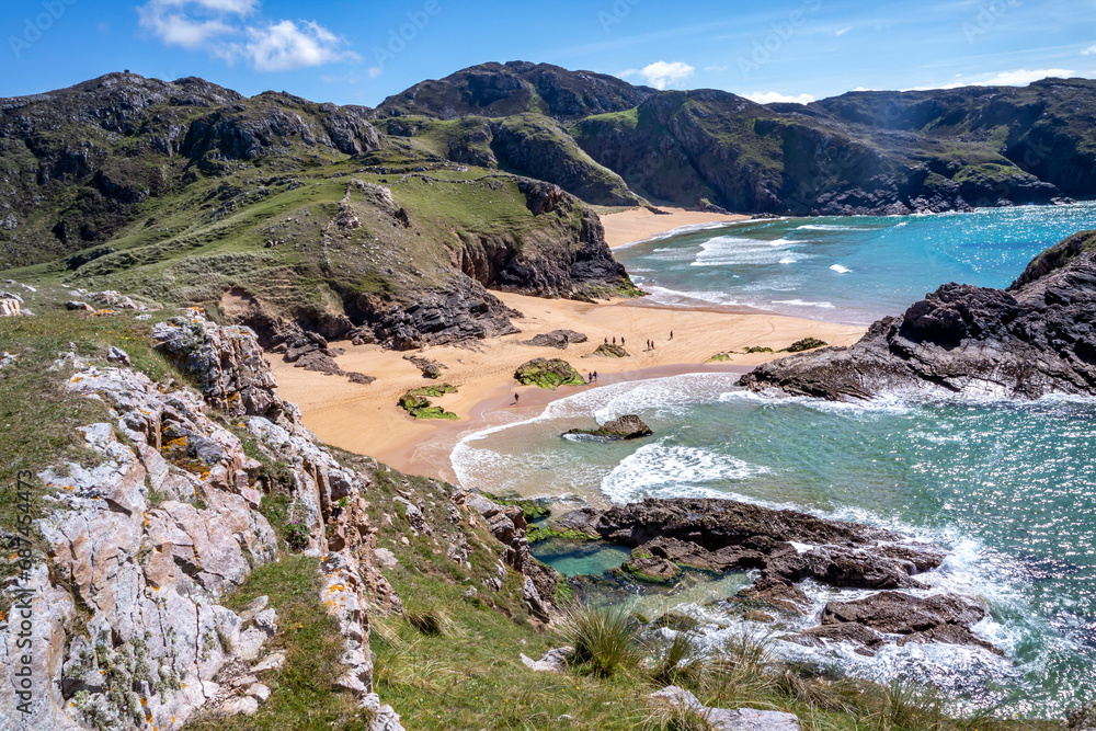 Photo & Art Print The Murder Hole beach, officially called Boyeeghether ...