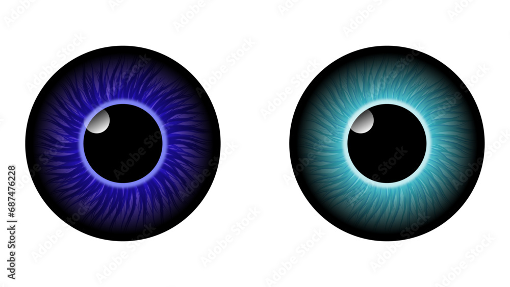 Cute furry eyes 3D cartoon eyes design | cartoon eyes faces, emotions ...