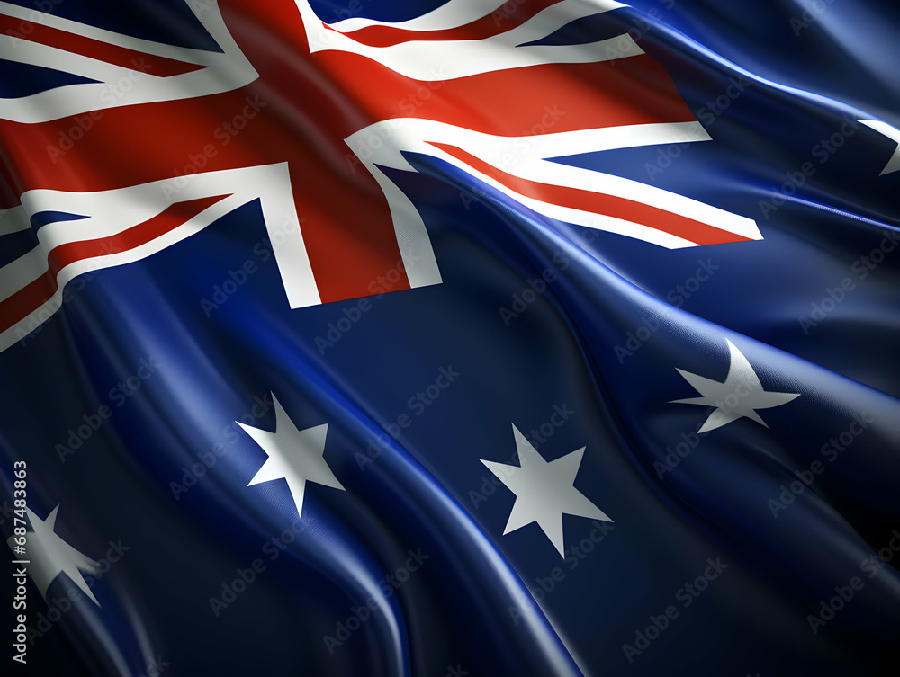 Australia national flag background, Australian flag weaving made by ...