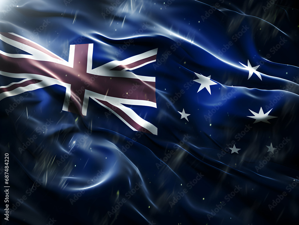 Australia national flag background, Australian flag weaving made by ...