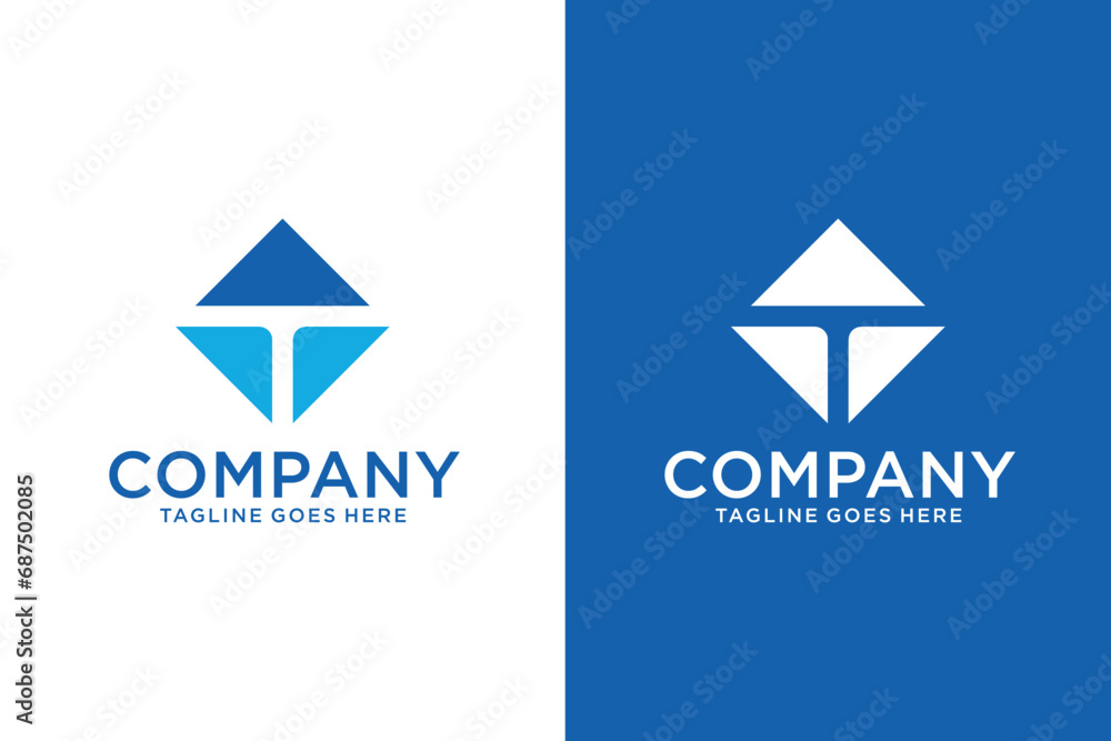 initial letter t vector logo design free vector business Stock Vector ...