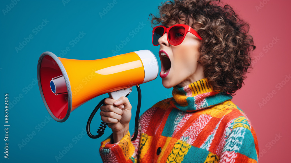 Women wielding megaphones are seen in the most powerful and empowering ...
