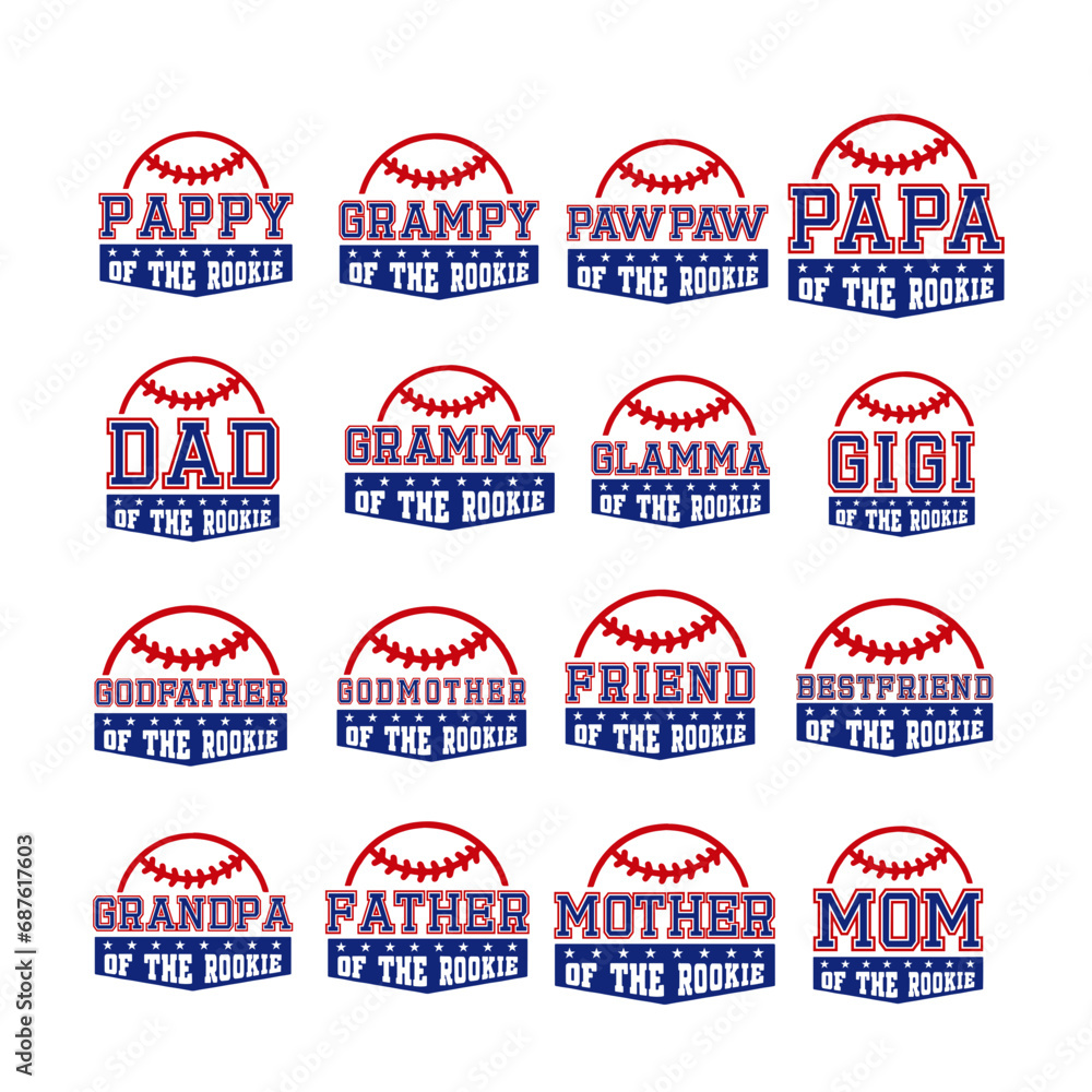 Baseball Birthday Svg Bundle, Birthday Svg, Family Birthday Shirt Svg ...