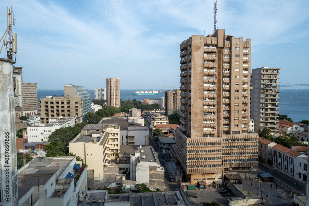 Foto de immeubles dans le centre ville de Dakar au Sénégal en Afrique ...