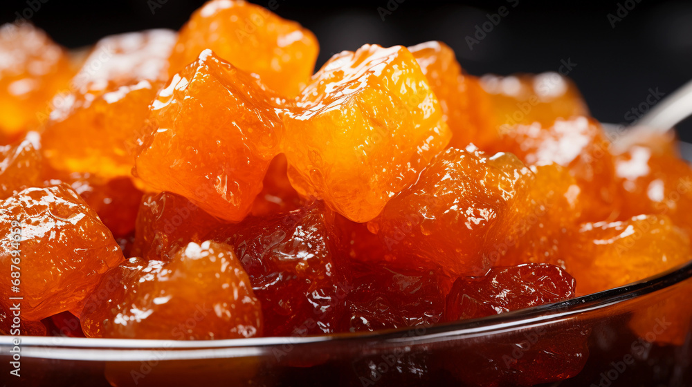 Monochromatic Delight: Fine Textures of Fruit Jam in a Single Color ...