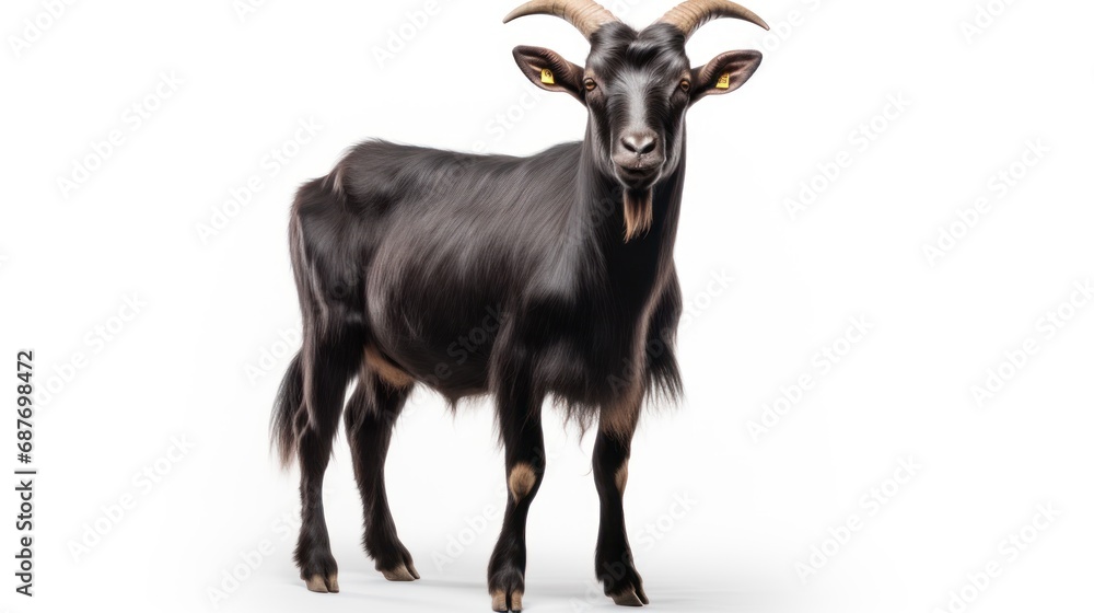 Black goat on transparent background UHD wallpaper Stock Illustration ...