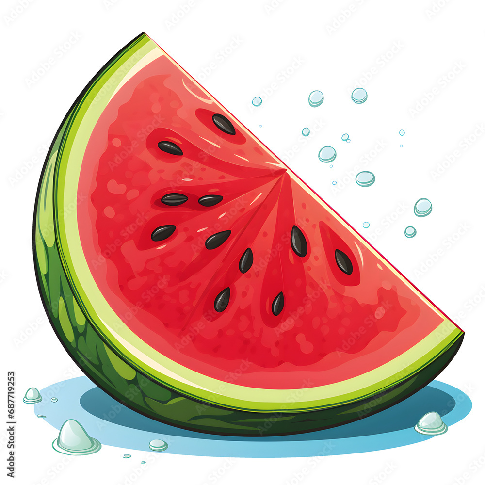 watermelon clipart, fruit clipart, summer clipart, healthy food ...
