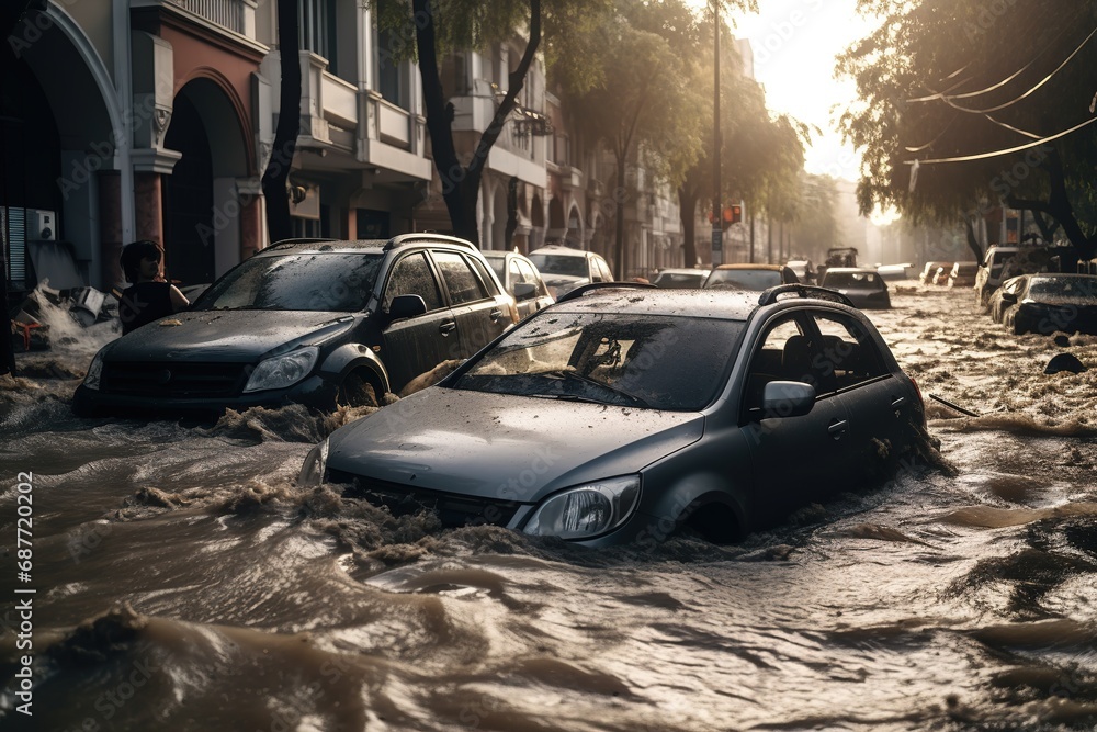 Urban Flooding After Heavy Storm: Severe Weather's Devastating Impact ...