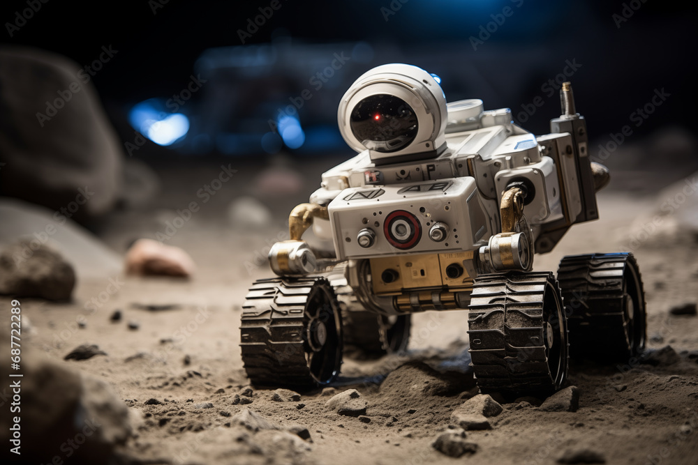 Robotics used in space exploration and planetary missions, leaving room ...
